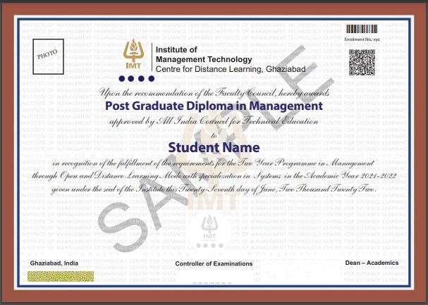 IMT Ghaziabad Online PGDM Landing Page